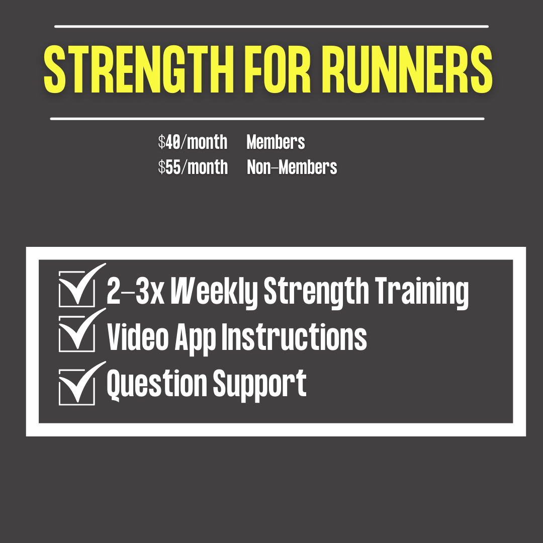 Strength For Runners Program- Monthly | Run4PRs Coaching, Inc.